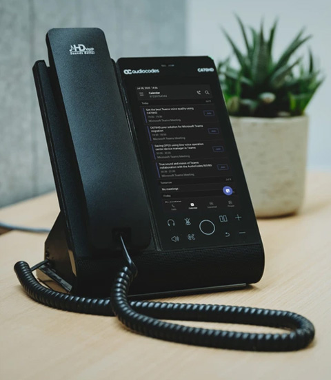 AudioCodes Certified Business Phones for Microsoft Teams